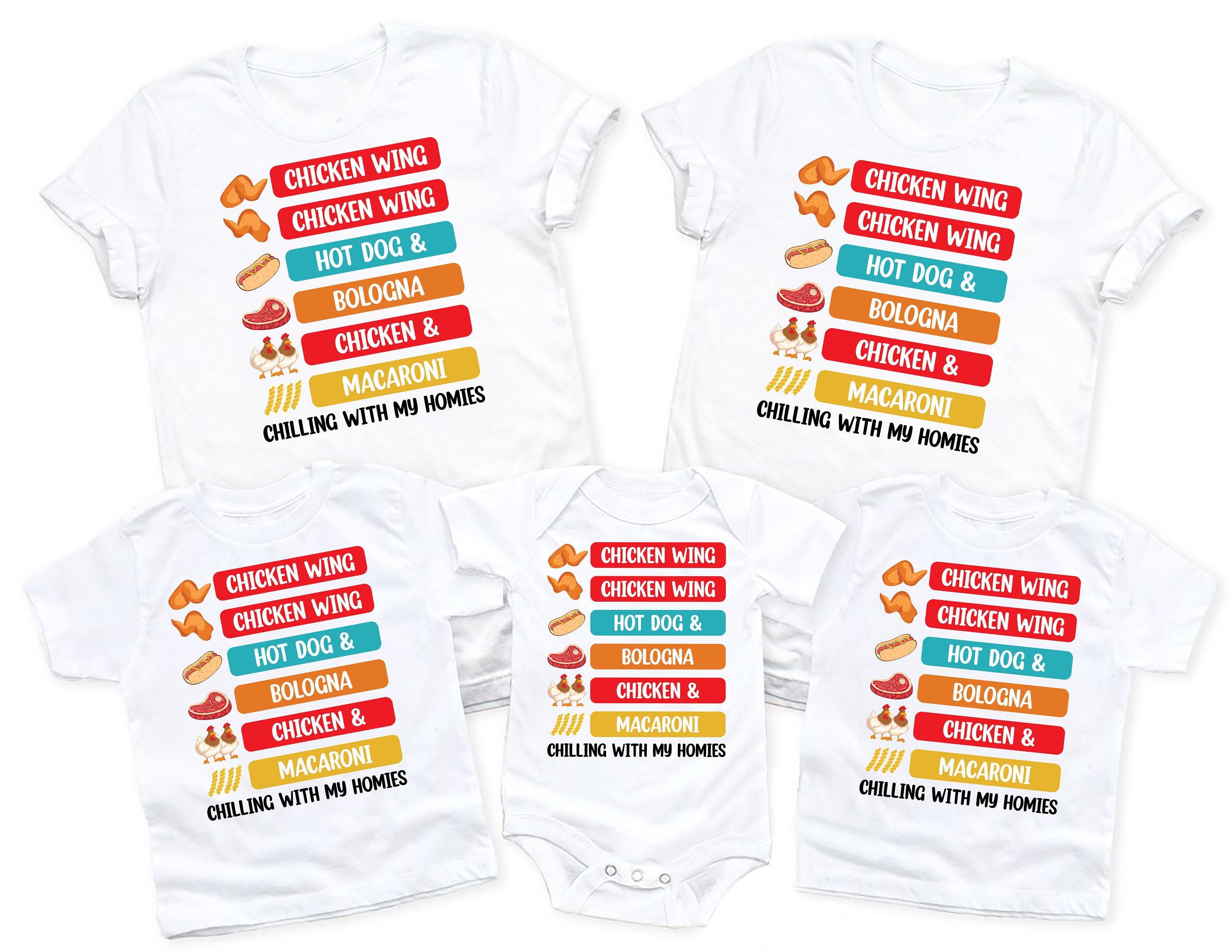 Chicken Wing Chicken Wing T-shirt for Men Hot Dog Bologna - Etsy