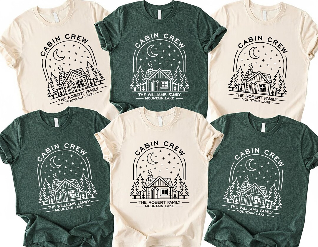 Custom Family Cabin Shirt, Mountain Getaway Shirt, Family Vacation Tee ...