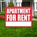 Apartment for Rent Yard Sign Personalized, Coroplast Property for Rent ...