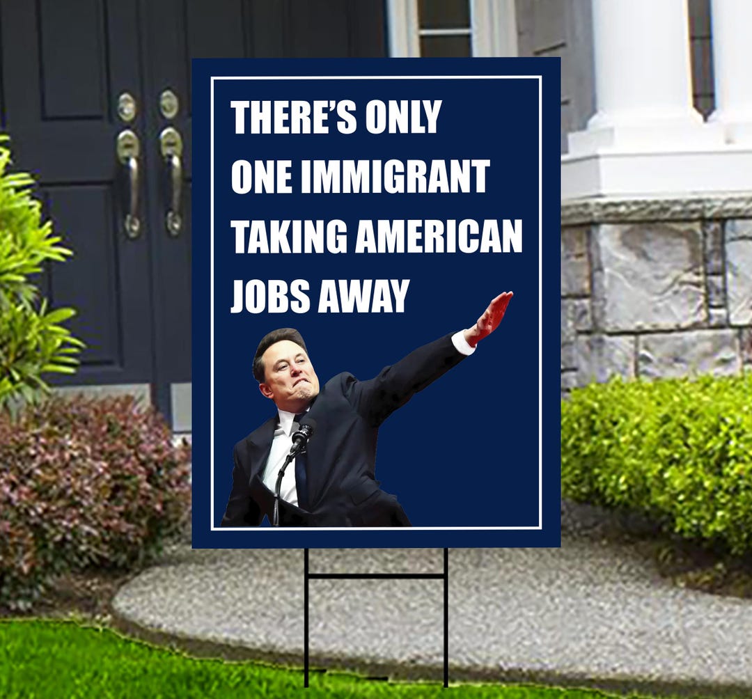 Support Federal Workers Yard Sign - Resist Hate Lawn Sign, Anti-trump ...