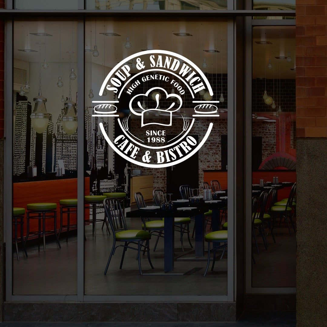 Custom Static Window Cling Vinyl Sticker - Personalized Window Decal ...