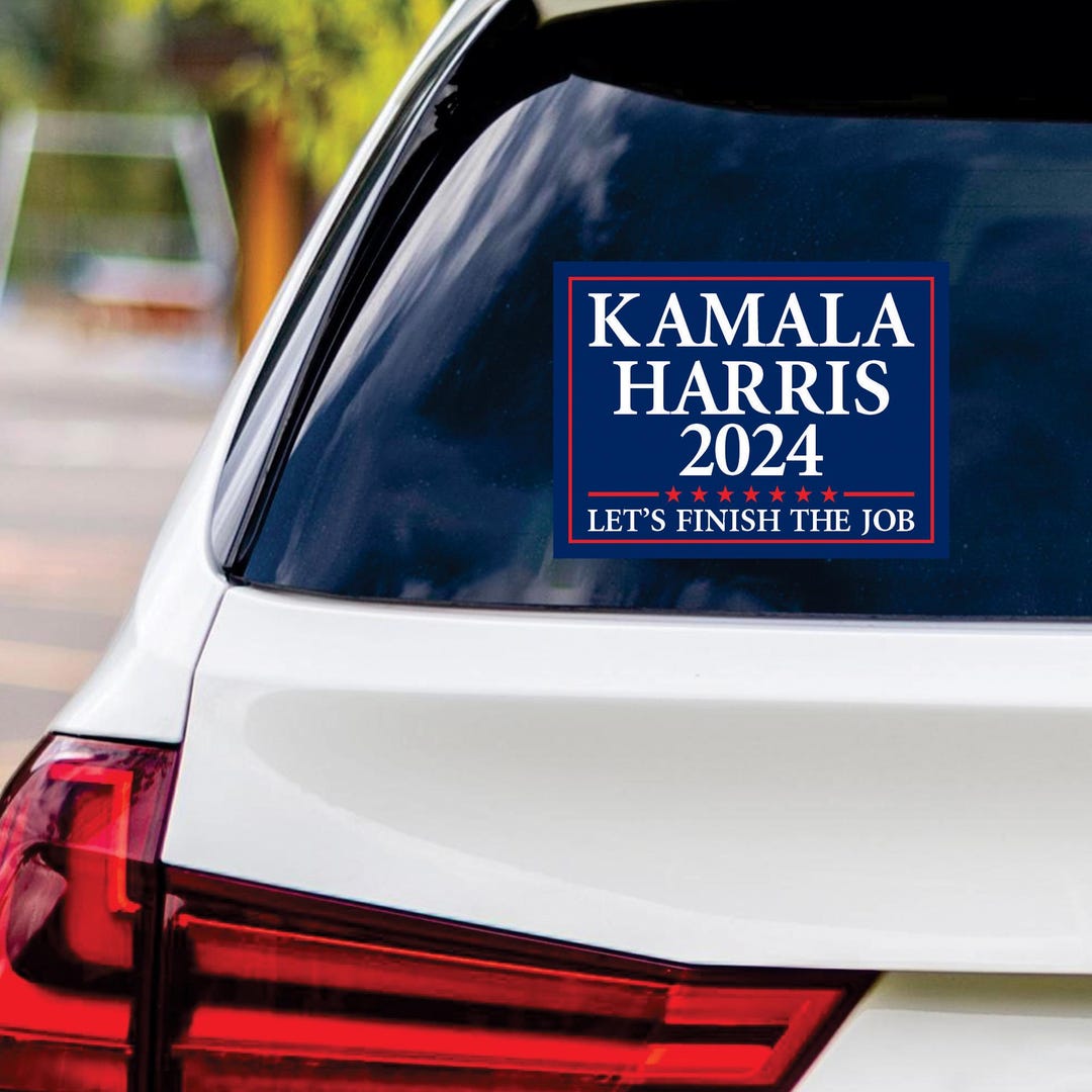 Kamala Harris 2024 Sticker Vinyl Decal, Harris for President 2024 Vinyl ...