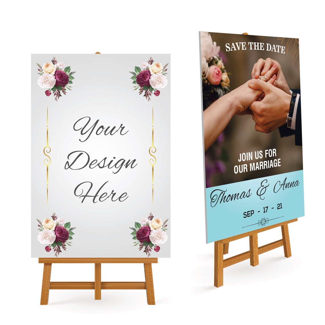 Custom Wedding Foam Board Poster Sign Wedding & Event Custom - Etsy