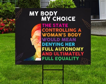 Metal Pro Roe Sign - Etsy