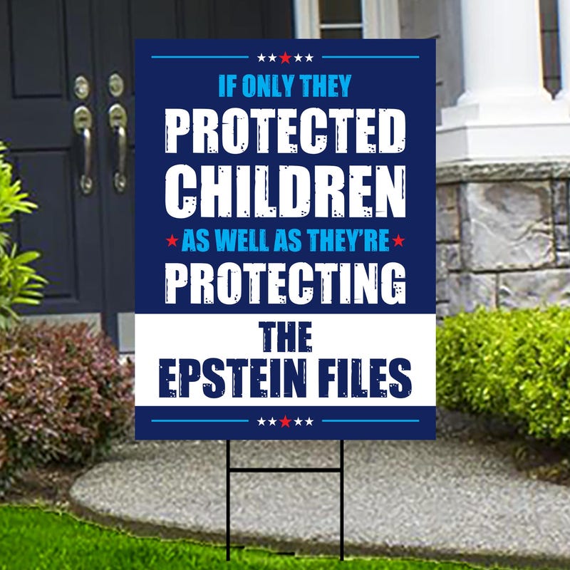 Trump Protest Signs Epstein - Etsy