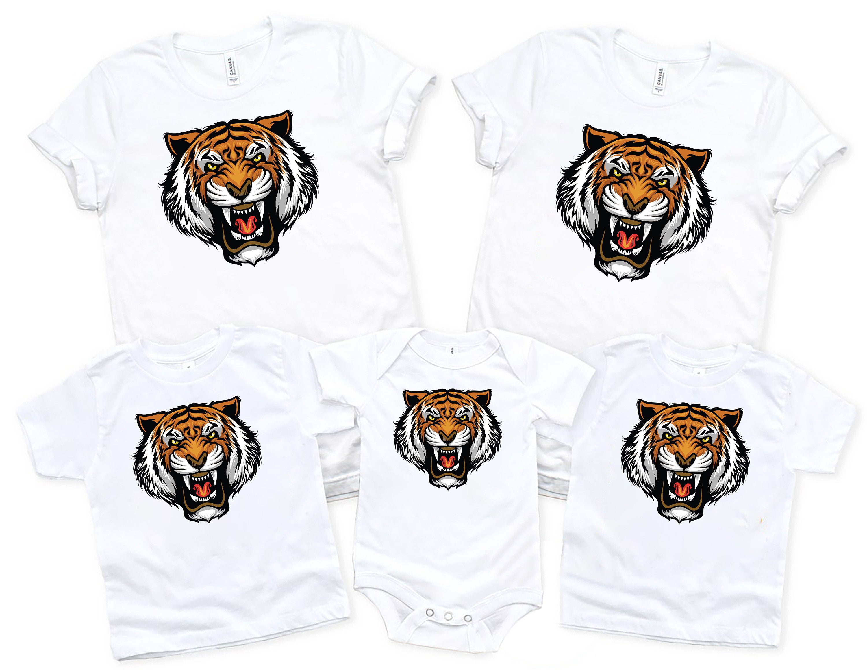 Bengal Tiger T-shirt for Men Bengals Women V Neck Shirt - Etsy