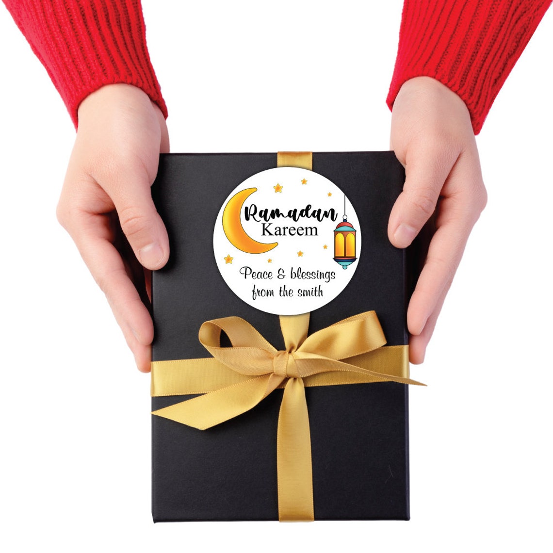 Personalized Ramadan Mubarak Stickers, Custom Ramadan Kareem Stickers ...