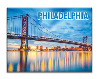 Philadelphia Magnet - Etsy