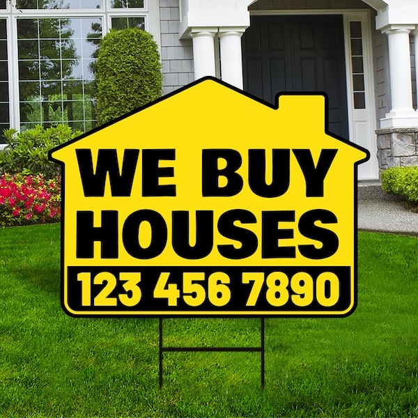 We Buy Houses Signs - Etsy