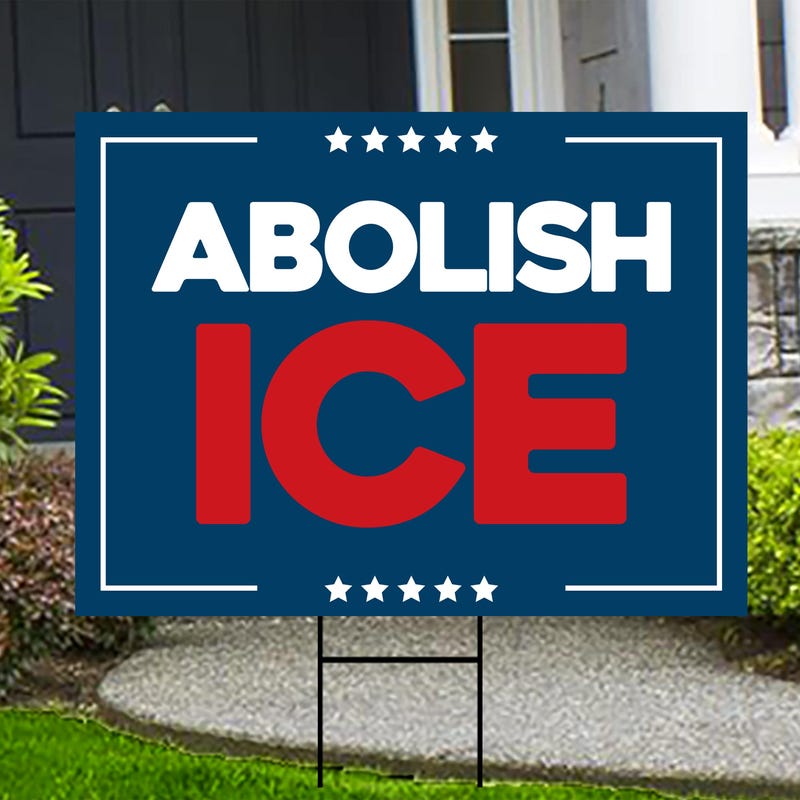 Deport Ice Garden Flag - Etsy