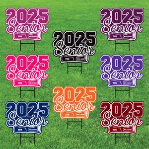 Personalized Graduation Senior Yard Sign 2025, Senior Grad Sign, Class ...
