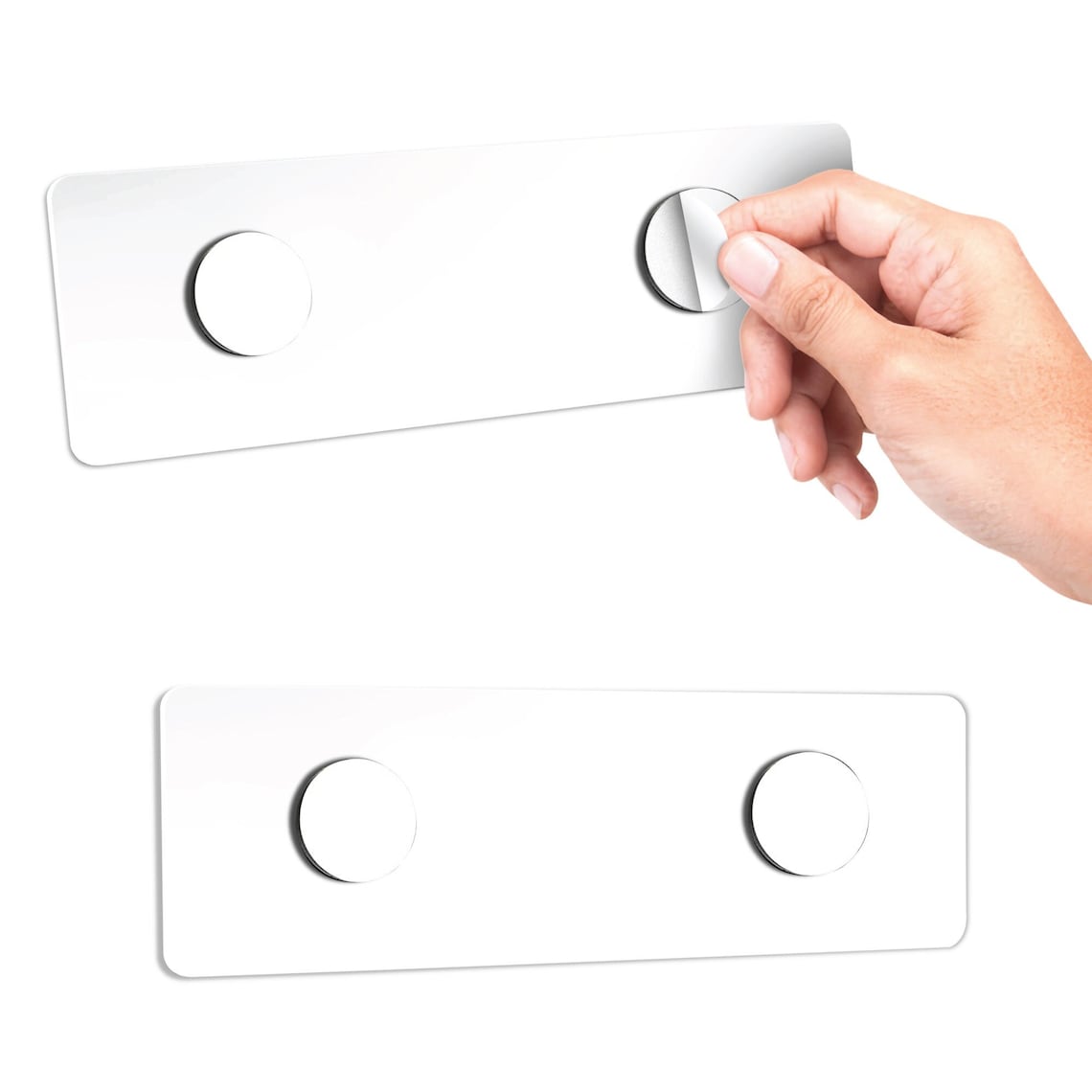 Toilet Sign With Arrow for Door or Wall 9" X 3", Easy to Mount Plastic ...