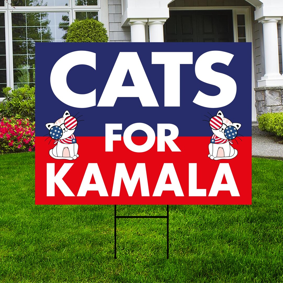 Kamala Harris 2024 Yard Sign Coroplast Kamala Harris for President 2024 ...