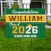 Personalized Graduation Senior Yard Sign 2026, Senior Grad Sign, Class ...