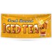 Iced Tea Banner Sign 13 Oz Heavy Duty Waterproof Iced Tea Vinyl Banner ...