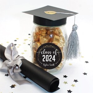 Personalized Graduation 2024 Stickers, Custom Class of 2024 Stickers ...