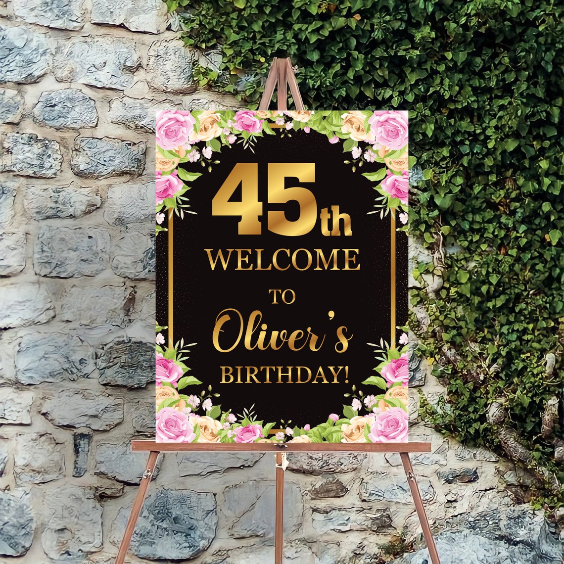 Custom Birthday Foam Board Poster Sign Birthday Event Custom - Etsy