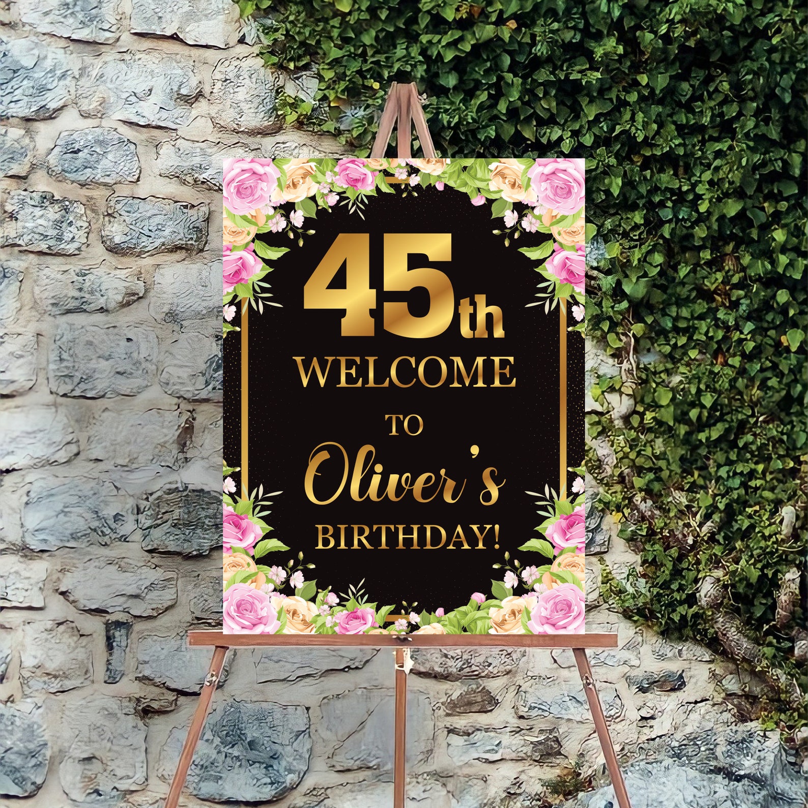 Custom Birthday Foam Board Poster Sign Birthday Event Custom - Etsy