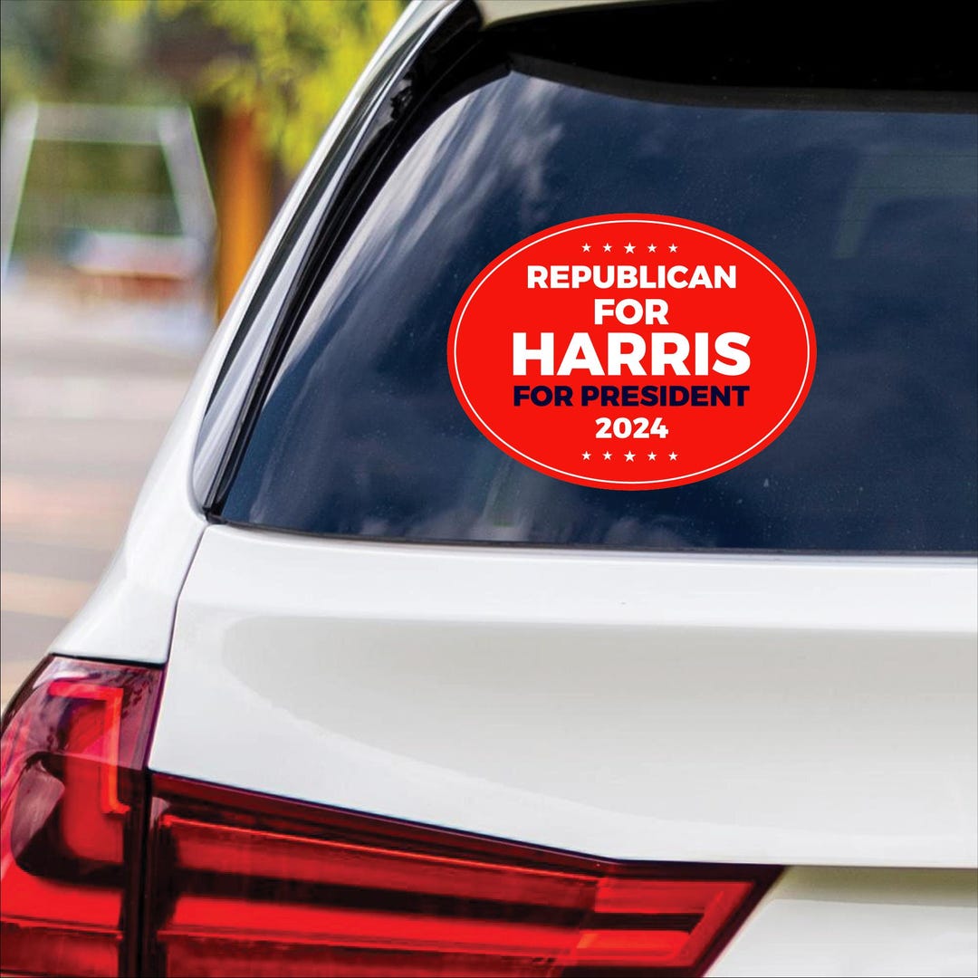 Buy Kamala Harris 2024 Sticker Vinyl Decal, Republican for Harris for ...