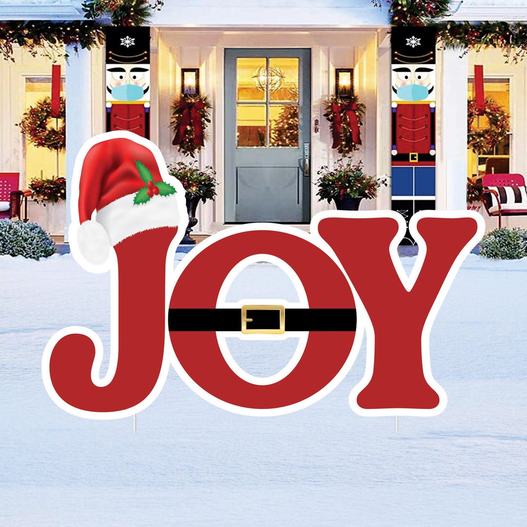 Extraordinary Joy Christmas Yard Sign Gallery