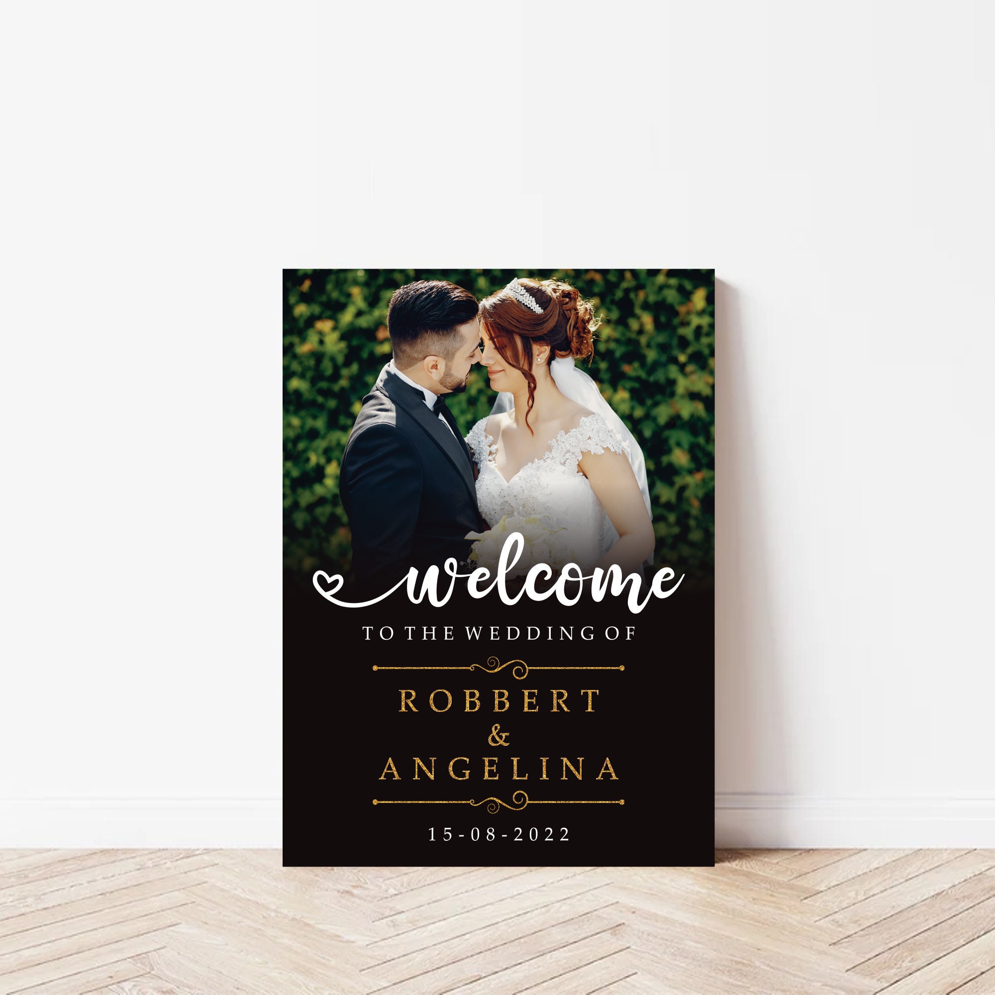 Custom Wedding Foam Board Poster Sign, Wedding & Event Custom Printing ...
