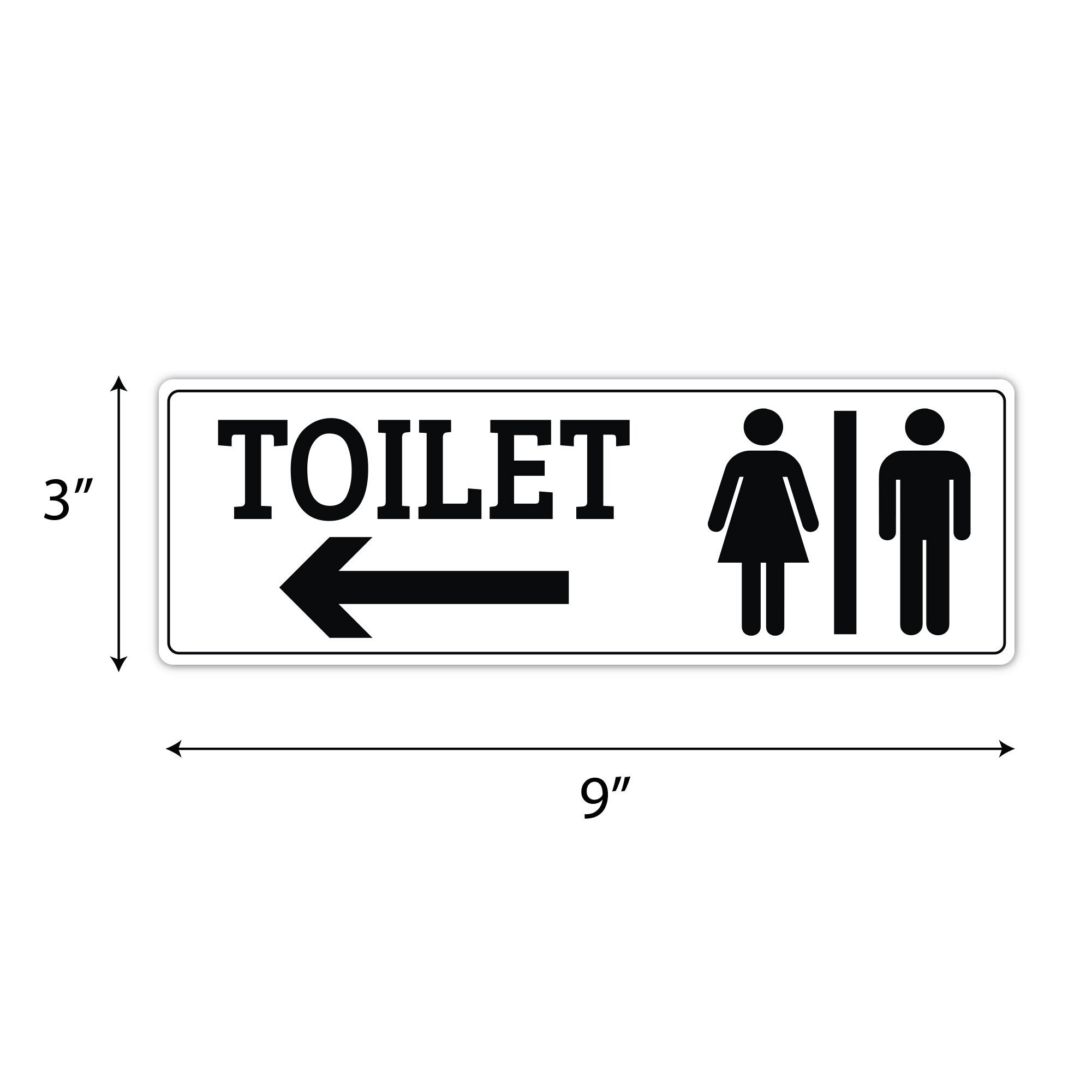 Toilet Sign With Arrow 230 Restroom Signs With Arrow Stock Photos,