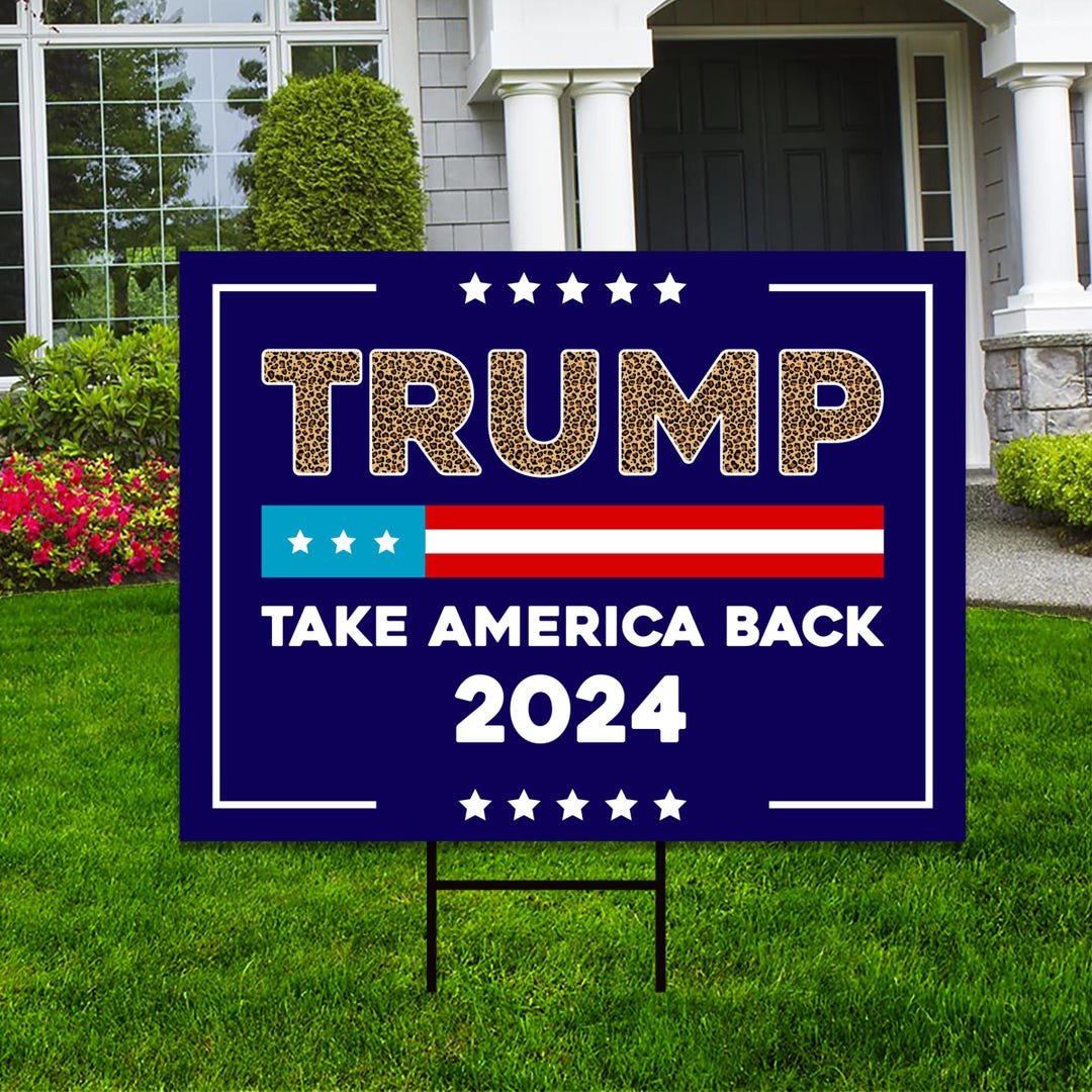 Trump Vance 2024 Yard Sign Coroplast Unite America 2024, Trump for ...