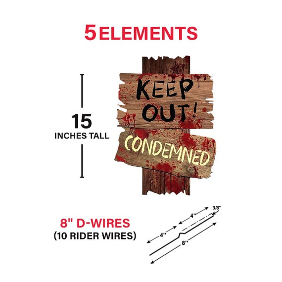 Scary Keep Out Signs