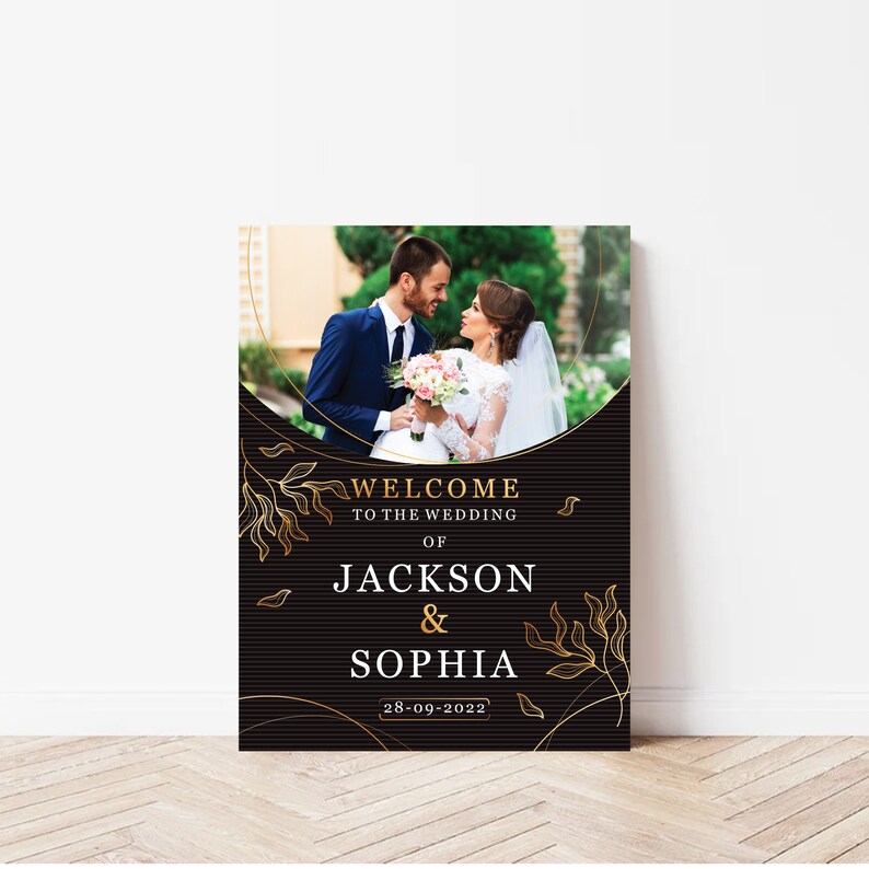 Custom Wedding Foam Board Poster Sign, Wedding & Event Custom Printing ...
