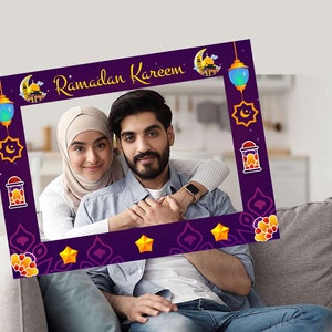 Personalized Ramadan Mubarak Selfie Frame, Eid Ramadan Mubarak Party ...