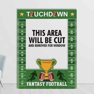 Football Theme Selfie Frame, Football Party Selfie Frame, Sports ...