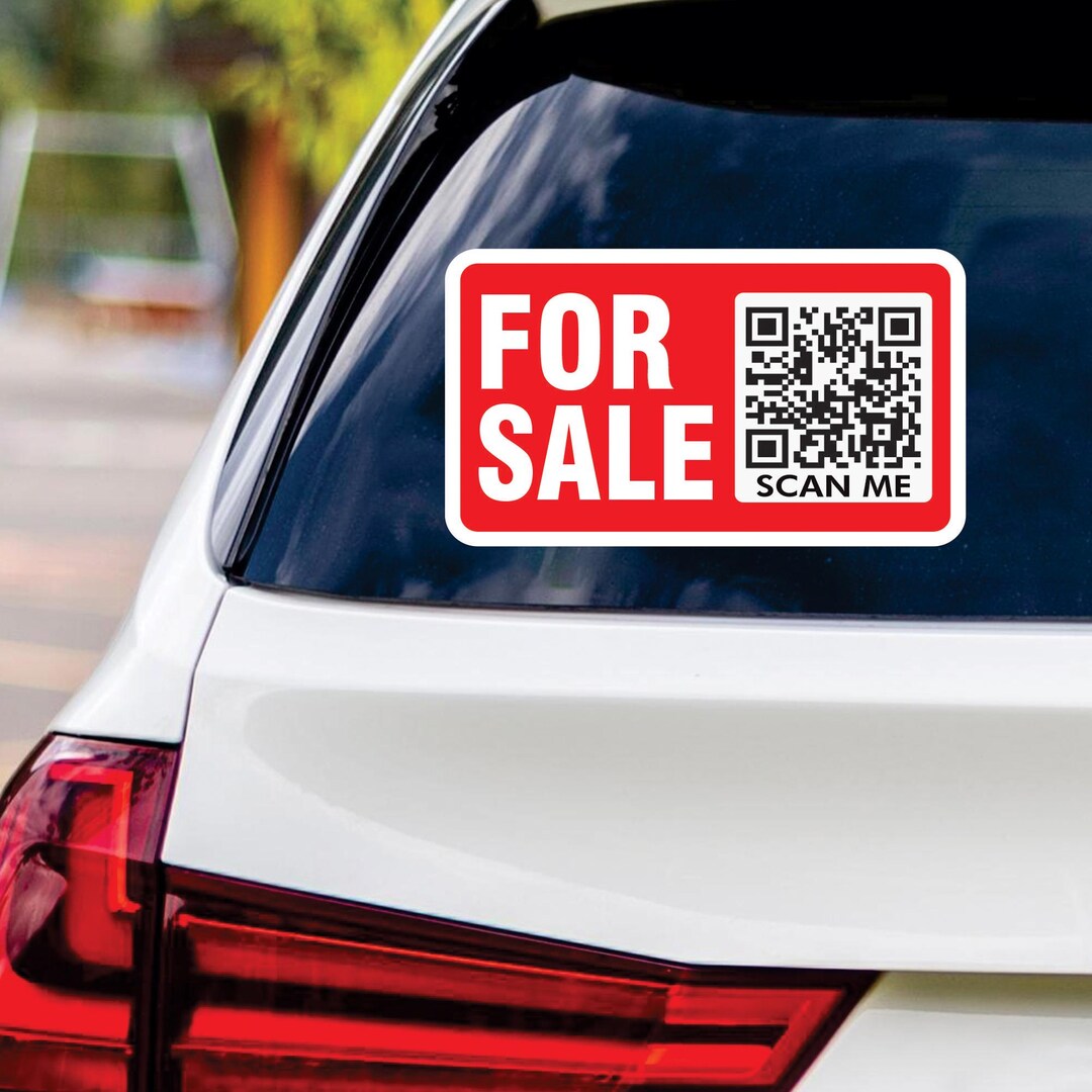 Custom for Sale Sign Car, Sale Vinyl Sticker for Real Estate, Business ...