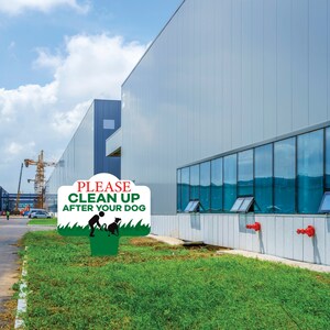 Please Clean up After Your Dog Yard Sign 10”x14” - Rust-free Aluminum ...