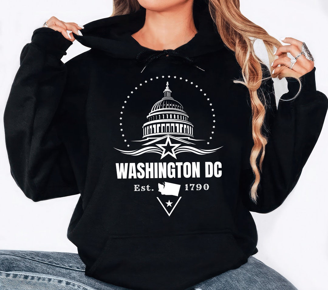 Washington DC Hoodie, Vacation Travel Unisex Hoodies, Washington DC ...
