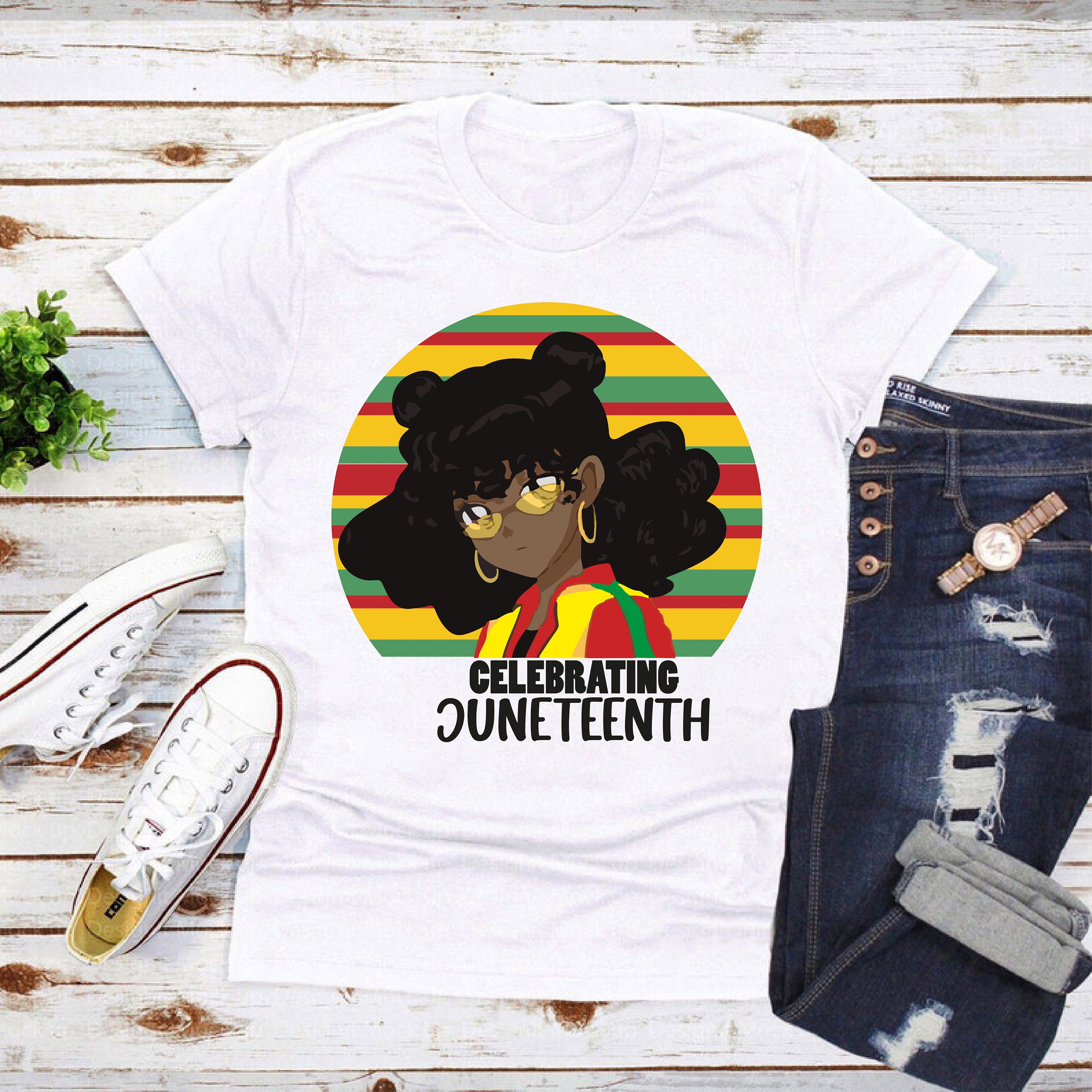 Juneteenth Shirt Juneteenth Independence Day Women V Neck | Etsy