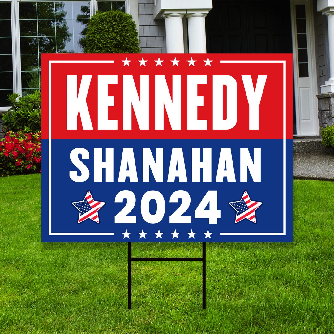 Kennedy Shanahan 2024 Yard Sign Robert F. Kennedy Jr. for President ...