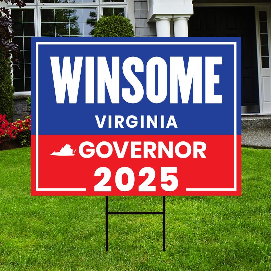 Winsome Earle-sears for Virginia Governor 2025 Yard Sign, Corrugated ...