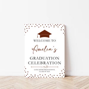 Custom Graduation Foamboard Poster Sign, Custom Class of 2025 ...
