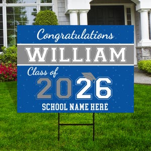 Personalized Graduation Senior Yard Sign 2026, Senior Grad Sign, Class ...