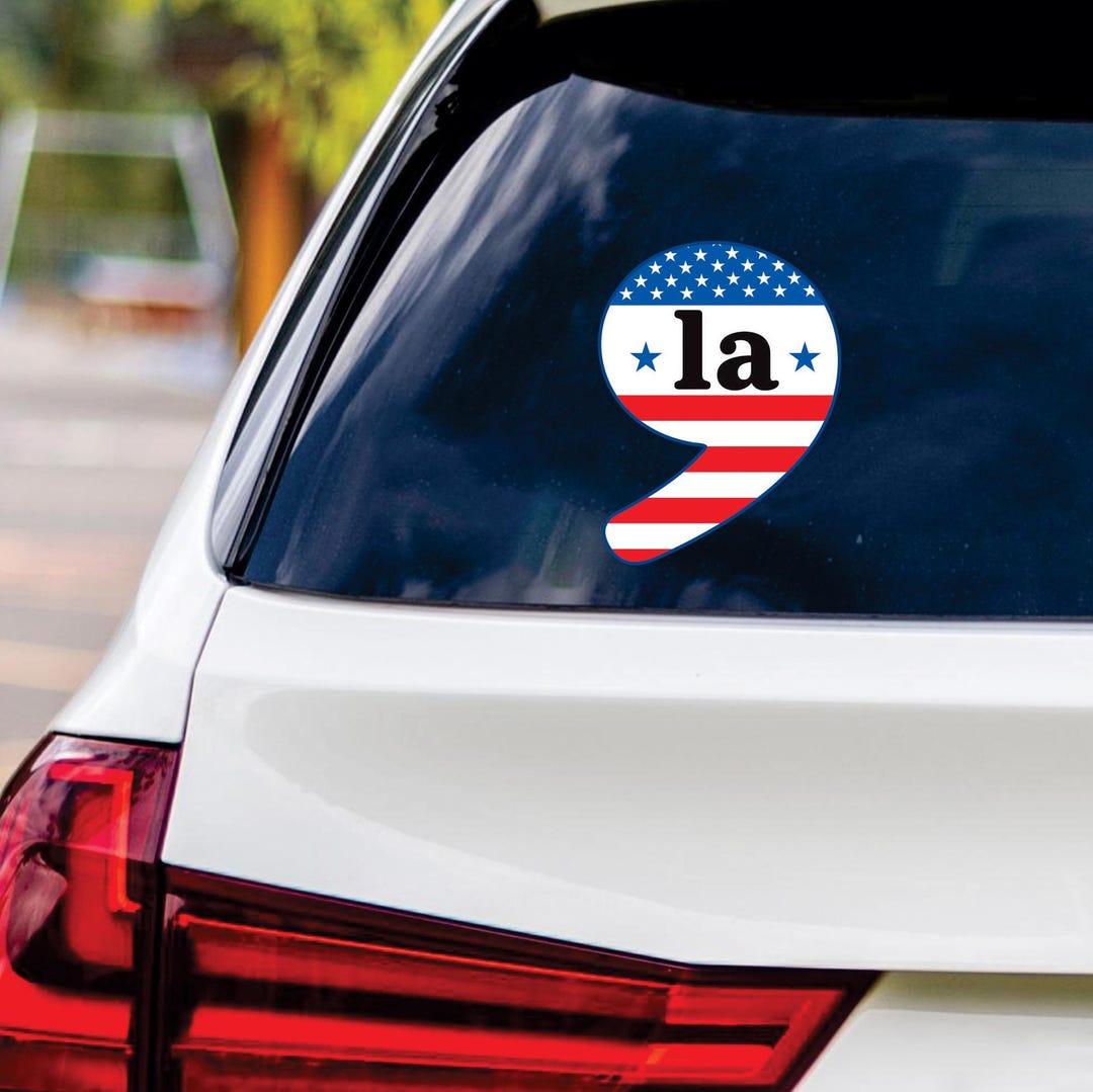 Comma La Kamala Harris 2024 Sticker Vinyl Decal, Harris for President ...