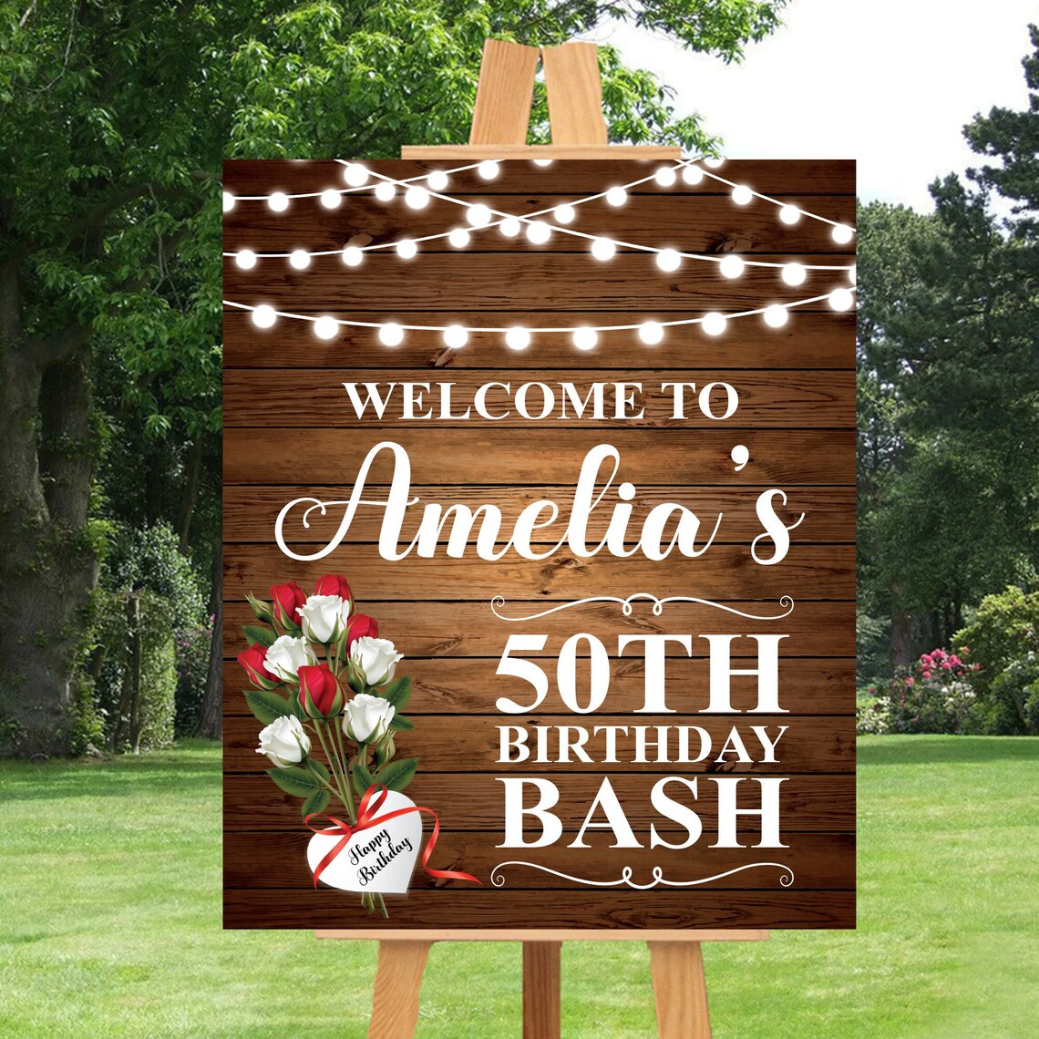 Custom Birthday Foam Board Poster Sign Birthday Event Custom - Etsy