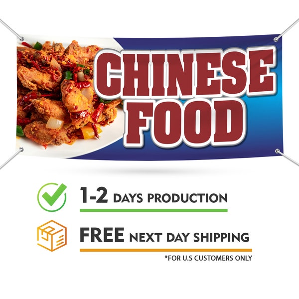 Chinese Food Banner - Etsy