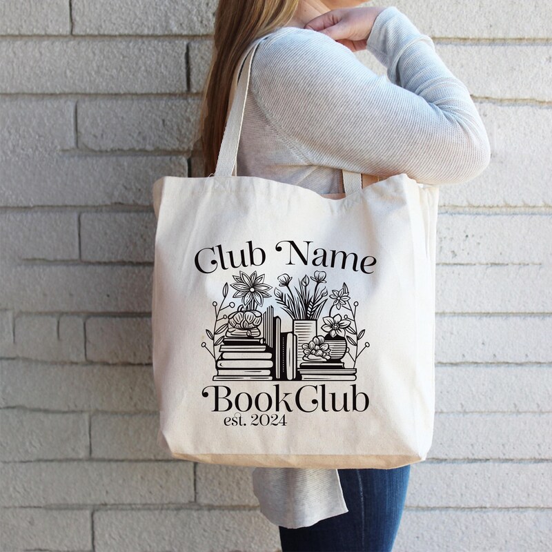 Book Club Tote Bags - Etsy