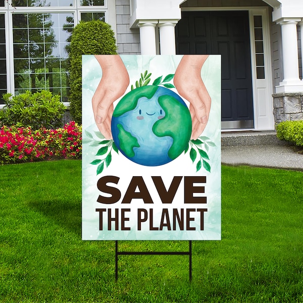 Earth Day Yard Sign - Etsy