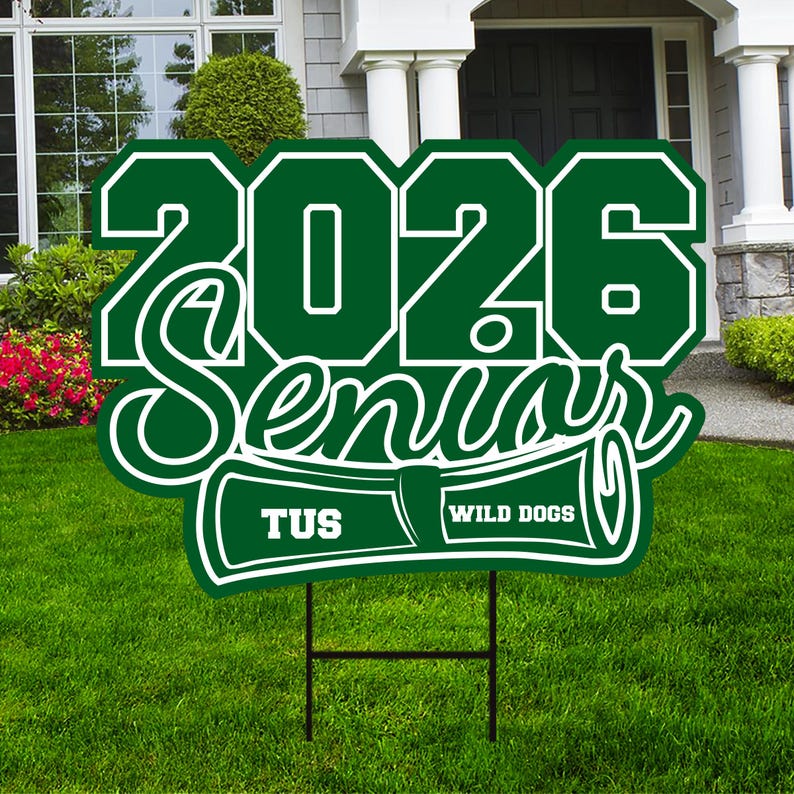 Personalized Graduation Senior Yard Sign 2026, Senior Grad Sign, Class ...