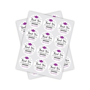 Personalized Graduation 2024 Stickers, Custom Class of 2024 Stickers ...