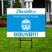 Personalized College Bound Yard Sign, College Logo Sign, Custom ...