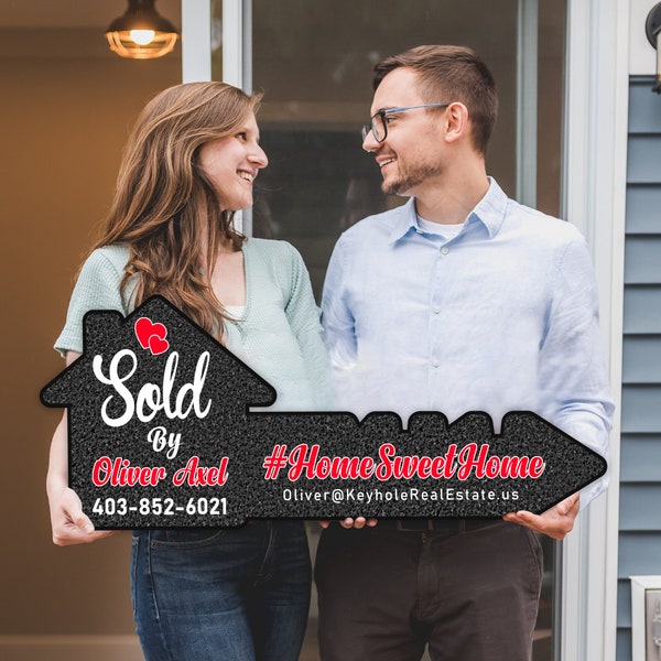 Realtor Key Sign - Etsy