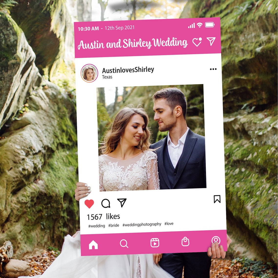 Personalized Selfie Frame Instagram Selfie Frame Graduations - Etsy