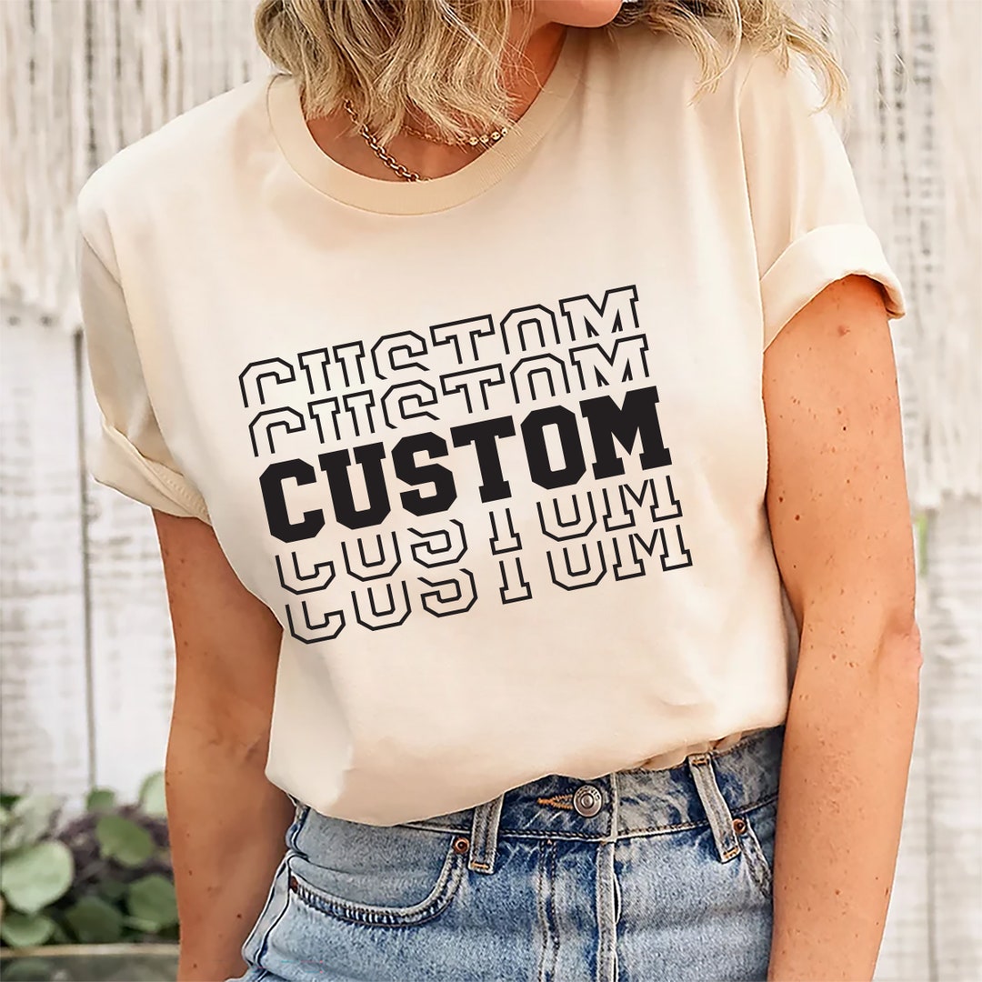 Custom Team Shirt, Personalized Team Mascot Shirt, Custom Logo Shirt ...